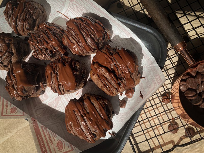 【超濃郁】特濃70%苦甜巧克力 比司吉│手工鮮製│六入 彌洛秋森 MellowBite｜蛋糕/甜點人氣榜 - Pinkoi