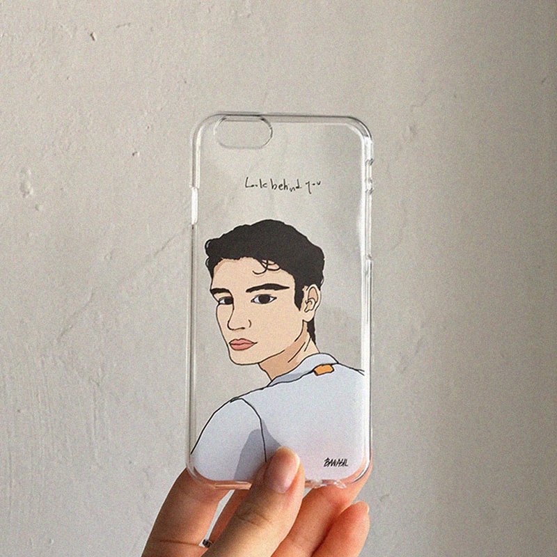 Look behind you M_Jelly Hard Phone Case_MagSafe - ショップ BANASIL SHOP スマホケース・カバー - Pinkoi