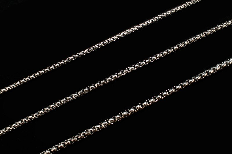 【加購區】精選6款百搭 不鏽鋼鏈 (無鍍色) 老闆推薦款 鉍元素 SBI｜項鍊人氣榜 - Pinkoi