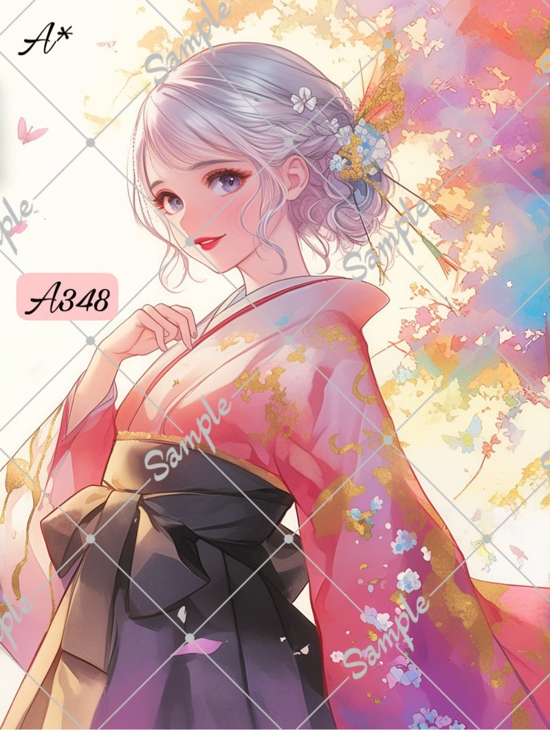 オリジナル人物ステッカー 人物ステッカー A348 3枚入 ape shop｜貼紙人氣榜 - Pinkoi