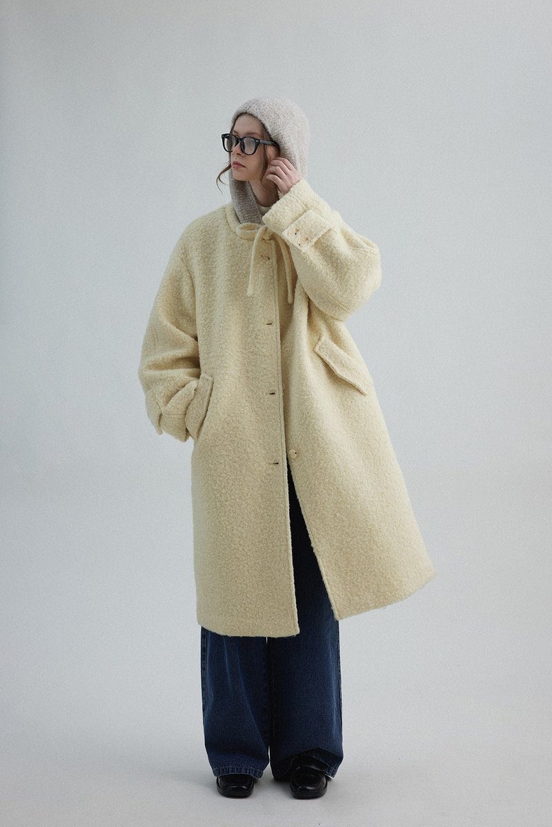 北歐週末 羊毛包裹感新年大衣 Letm｜女大衣/外套人氣榜 - Pinkoi