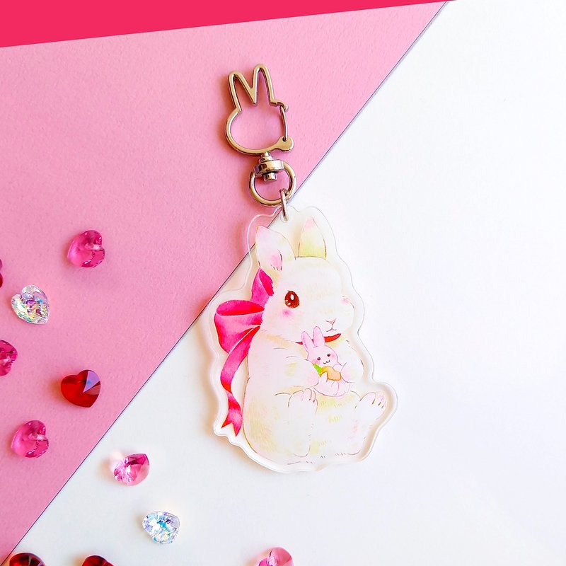 [Most popular] Rabbit keychain [Total sales: 2000 units] Print won't ...