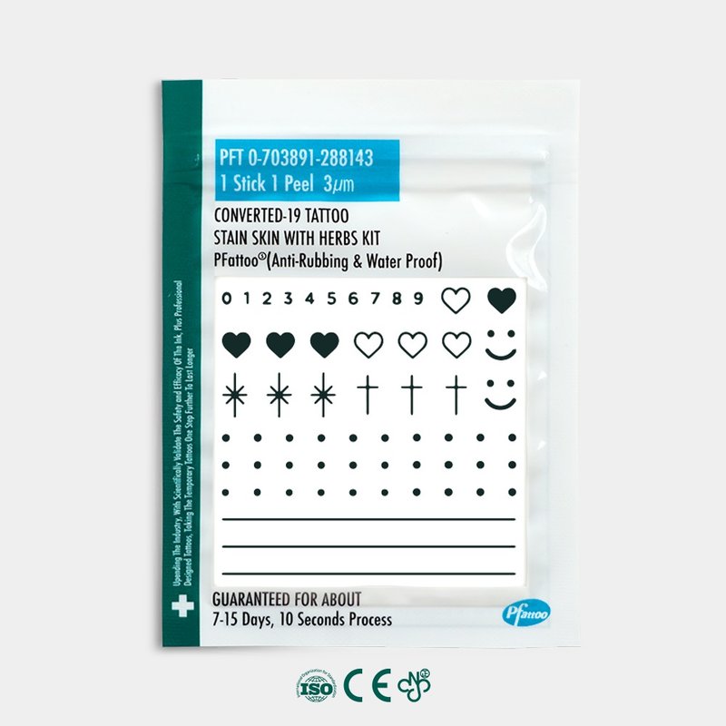 140 - 2 tattoo stickers + free 1 random semi-permanent herbal tattoo ...