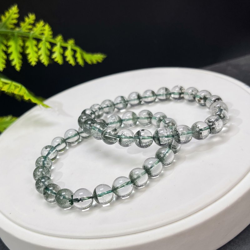 天然綠幽靈手串 8mm 千層滿天星 晶體通透 綠色水晶手鏈 財富好運 WANZAMGOK｜手鍊/手環人氣榜 - Pinkoi