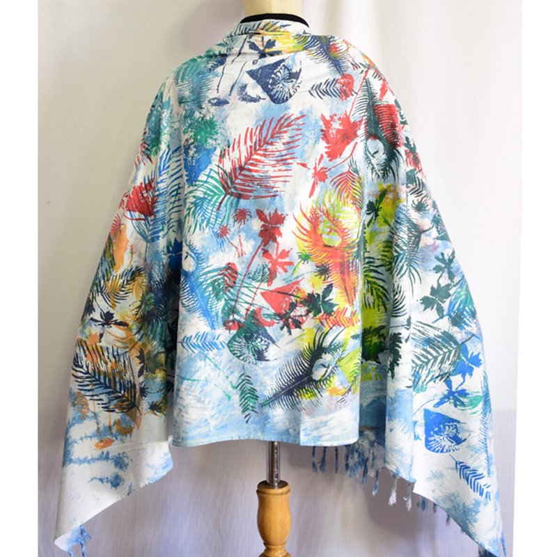 Summer Indigo Shawl (44inch x 72 inch) - HOMRAK HOMRAK｜絲巾人氣榜 - Pinkoi