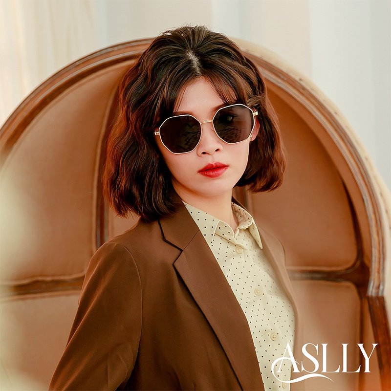 ASLLY 多邊暗黑金屬框墨鏡 ASLLY Refined Eyewear｜太陽眼鏡/墨鏡人氣榜 - Pinkoi