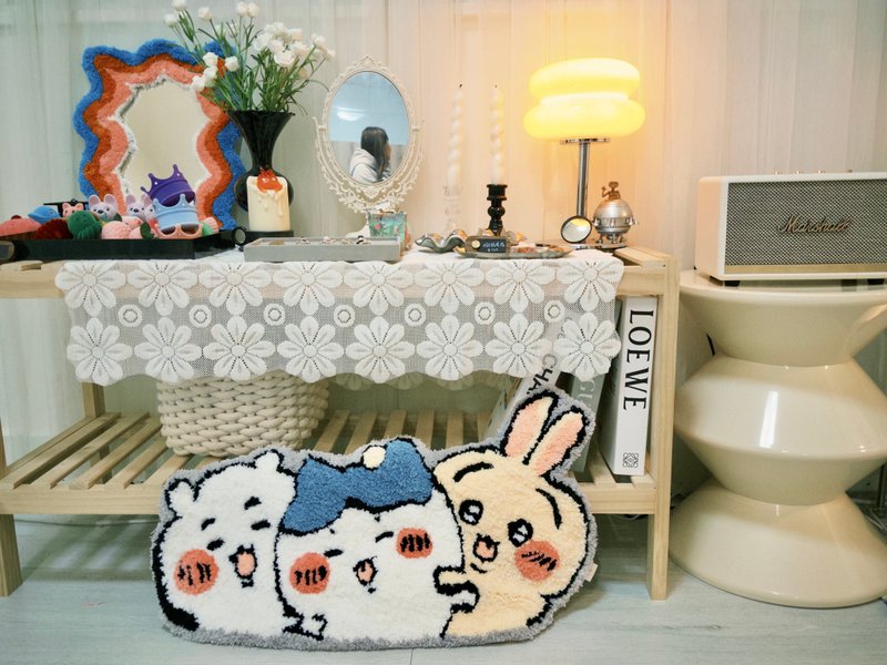 【體驗】台南可水洗手作簇絨大尺寸地毯課程/可兩人共作 - 設計館 Tang Ping毯平 編織/羊毛氈/縫紉 - Pinkoi