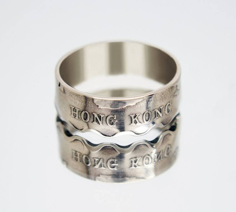 Hong Kong Coin Ring 2 dollars 1993-2019 hong kong ring coin rings for ...