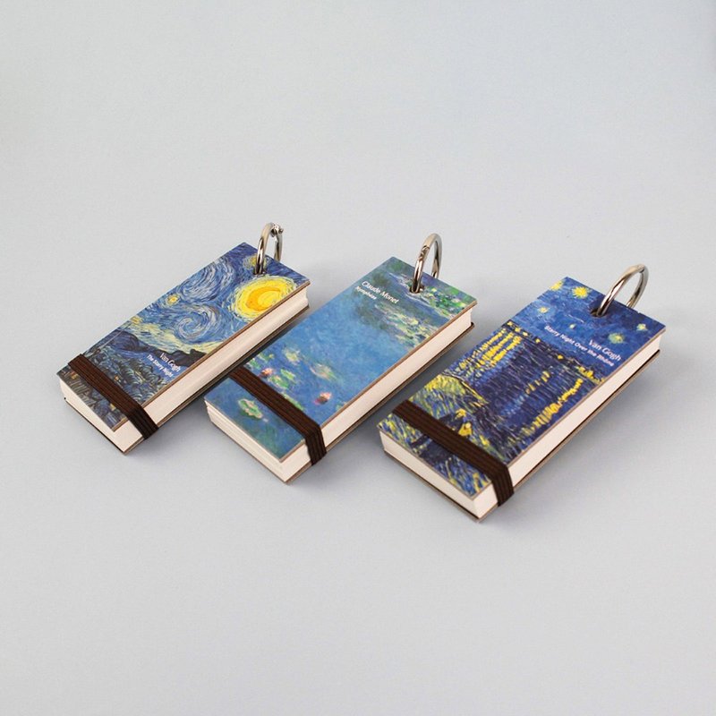 Chuyu 單字本(空白)/單詞卡/便條本/學習卡/世界名畫系列/80張 珠友文化 Chuyu Culture｜便條紙/便利貼人氣榜 - Pinkoi