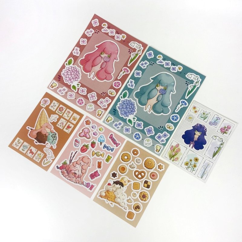 A6圖鑑貼紙 角落的諾比｜貼紙人氣榜 - Pinkoi