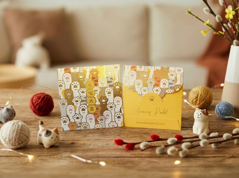 Meow Meow Good Luck丨Creative Lai See Packet丨Rai See Gallery - Shop ...