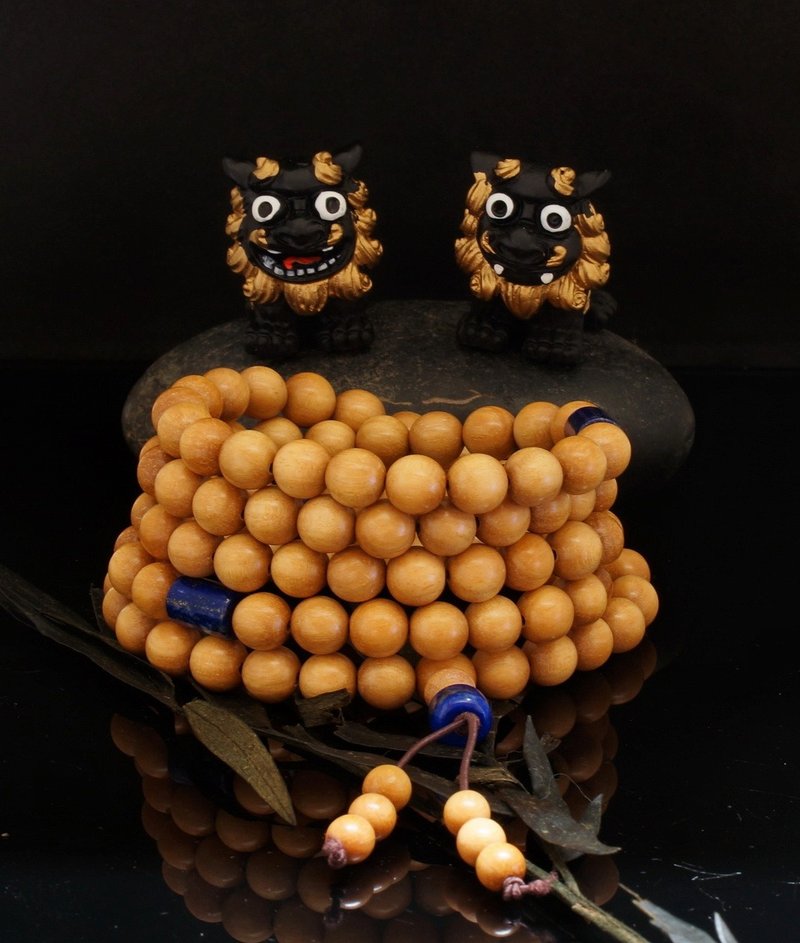 新山沉香 + 青金 8mm 108粒木珠手串 HK-Accessories｜手鍊/手環人氣榜 - Pinkoi