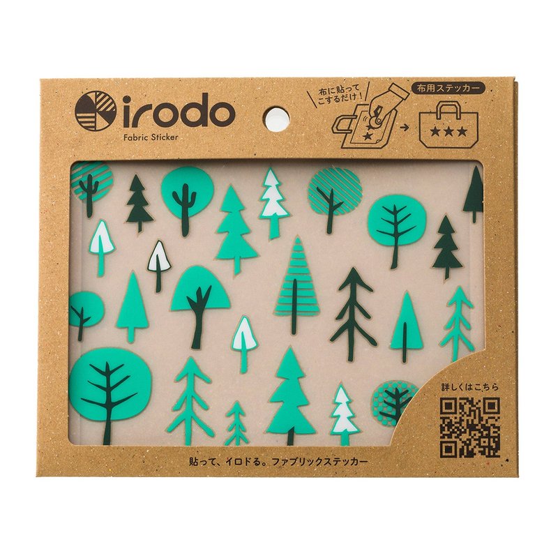 【irodo】フォレストGN,CHGN (ノンアイロン 布用転写シール) irodo-tokyo｜貼紙人氣榜 - Pinkoi