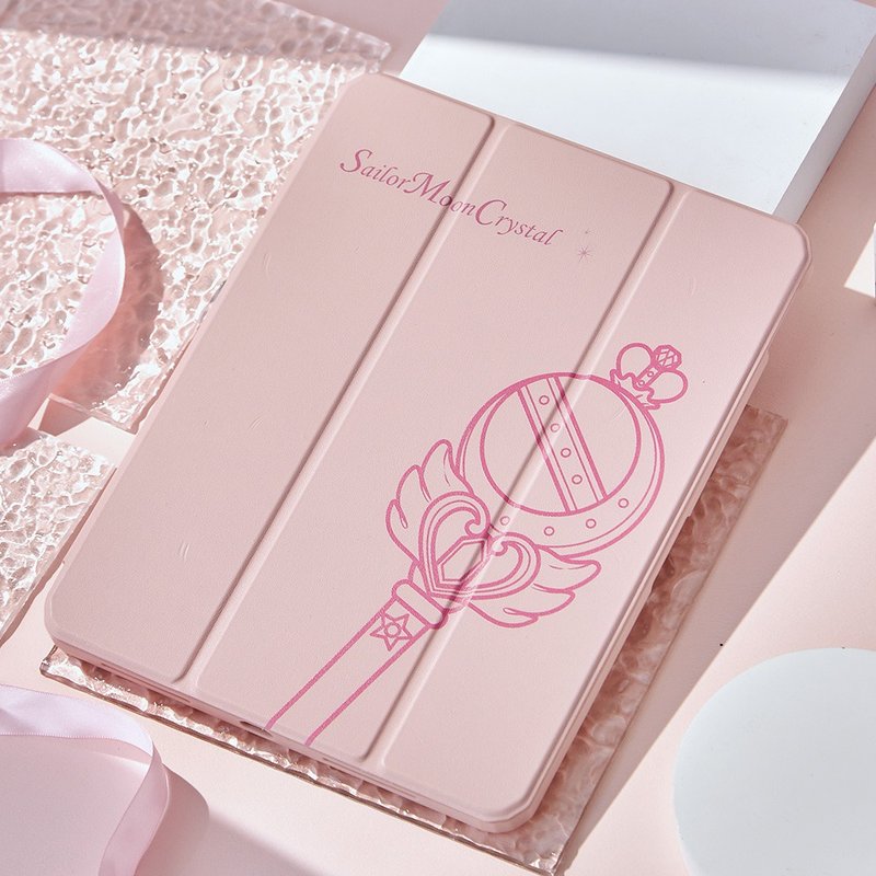[Free Charm] Sailor Moon Crystal Pink Moon Scepter iPad Tri-fold Protective Case - Shop ...