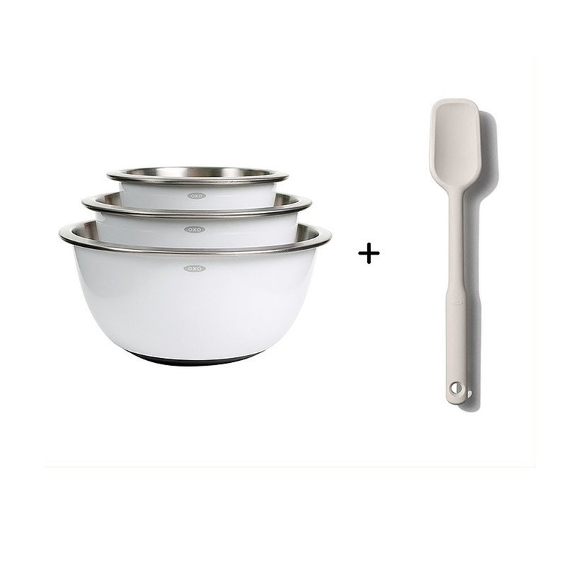 PINKOI限定【超值組合】OXO 備料2件組 (攪拌盆+刮勺) / 共2款 美國OXO｜廚具人氣榜 - Pinkoi