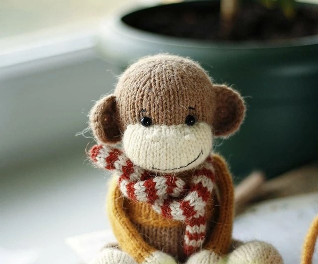 Knitted Monkey Pattern