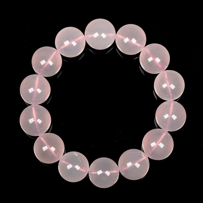 【正佳珠寶】粉晶 頂級冰質 15.3-15.6mm 粉晶手珠 正佳珠寶 Gemsrich Jewelry｜手鍊/手環人氣榜 - Pinkoi