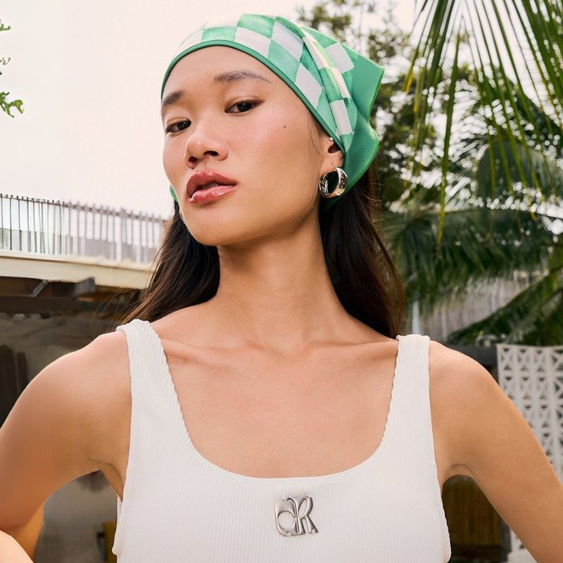 Coralist Bandana in 'Green Capri' (CRB62) 头巾 Coralist Swimwear｜髮夾/髮圈人氣榜 - Pinkoi