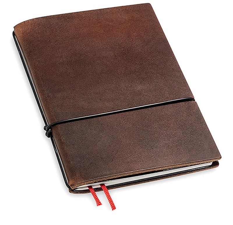 現貨│特藏版│拆換式皮革手帳│尺寸A6│栗棕│單彈繩│德國X17 卡涅精選文具｜筆記本/手帳人氣榜 - Pinkoi