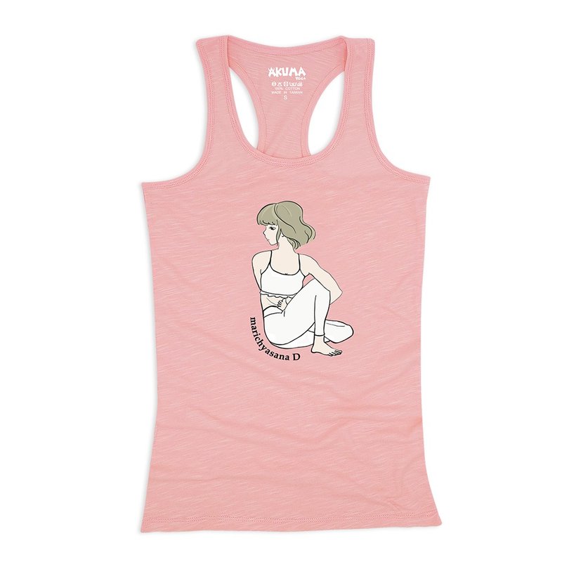 AKUMA YOGA-Tank Vest-Mariki Style-marichyasana D - Shop AKUMA YOGA ...