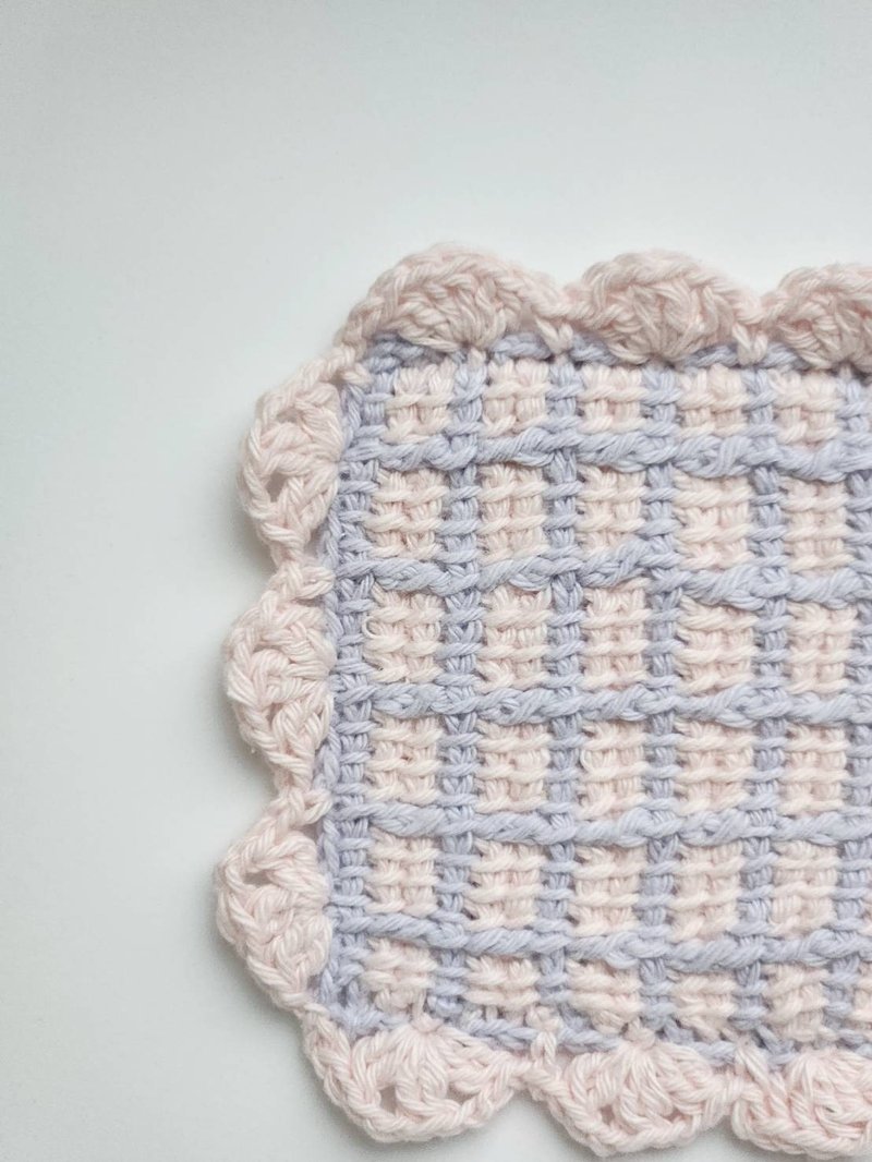 チェック柄のコースター mo-flos｜杯墊人氣榜 - Pinkoi