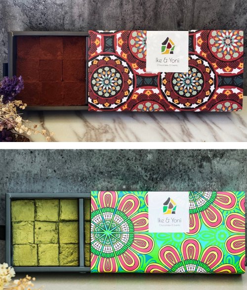 Square truffles Mix set | 6 flavours choose 2 | Free Shipping - Shop IKEYONI Chocolate Chocolate ...